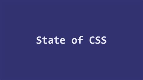 Stanje U CSS U Blogopod