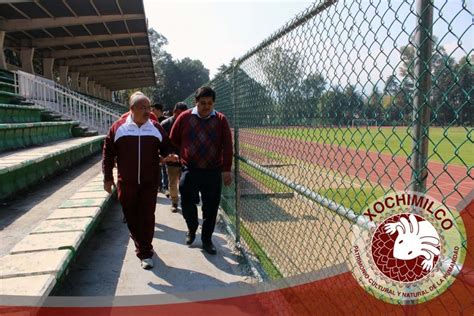 Realizan Recorrido En Las Obras Que Se Llevan A Cabo En El Deportivo