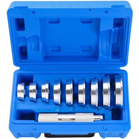 DASBET 10pcs Axle Bushing Bearing Race Seal Install Driver Master Aluminum Tool Bearing Race