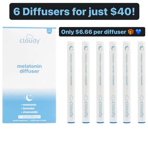 Cloudy® Melatonin Diffuser Buy 2 Get 4 Free