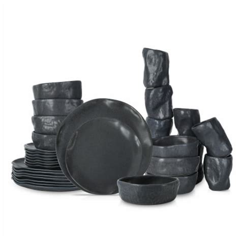 Stone By Mercer Project Atik Stoneware 32 Piece Dinnerware Set