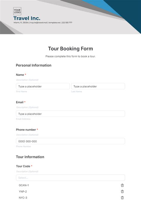 free flight booking form template to edit online