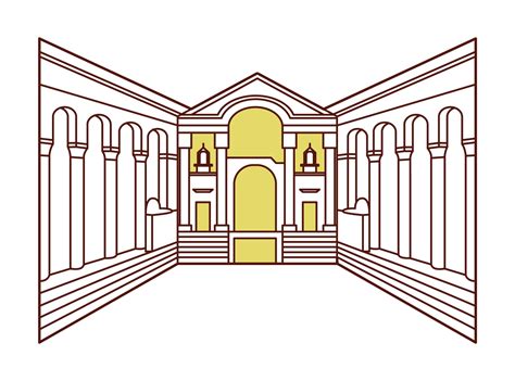 디오클레티아누스 궁전 일러스트 무료 일러스트 소재집 Kukukeke