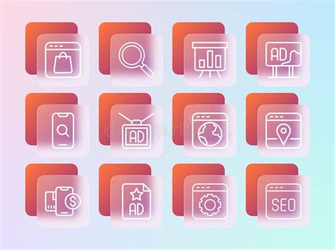 Set Line Advertising Worldwide Browser Setting Board With Graph