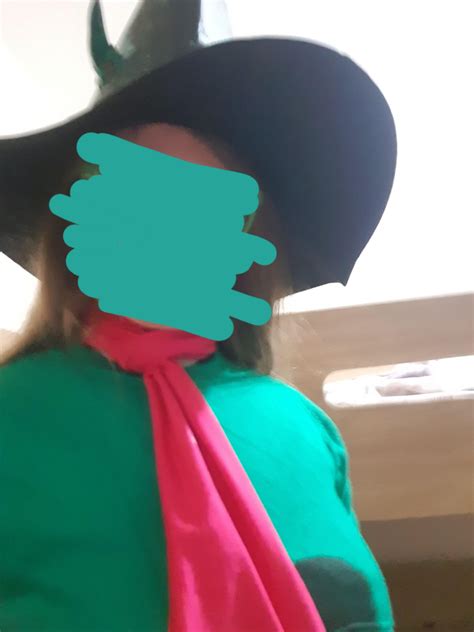 Decided To Dress Up As Ralsei For Halloween I Hope You Like My
