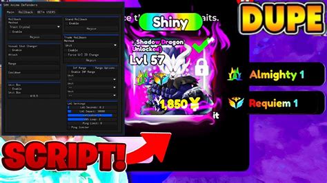 Roblox Anime Defenders GUI HACK SCRIPT ROLLBACK DUPE AUTOFARM MACRO BYPASS INF GEMS