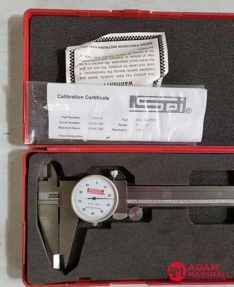 3 SPI Dial Calipers Adam Marshall Land Auction LLC