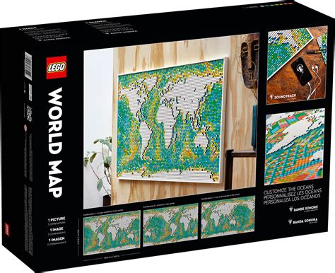The Lego Art World Map Has 11 695 Pieces