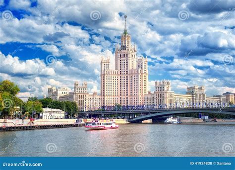 Moskou, Rusland stock foto. Image of leven, panorama - 41924830