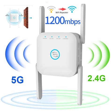 와이파이 범위 확장기 와이파이 신호 증폭기 5g 무선 리피터 와이파이 범위 증가 강력한 5ghz 부스터