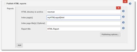 How To Publish Jenkins Html Reports For Newman