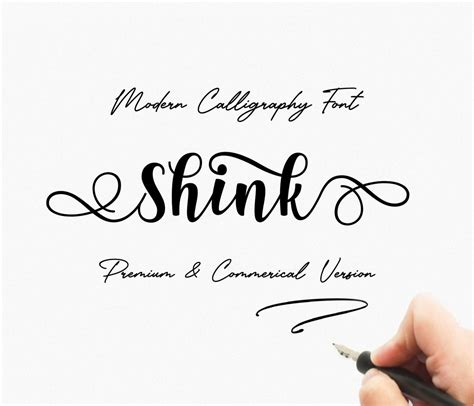 Calligraphy Font Svg Cursive Font SVG PNG OTF Fonts Procreate