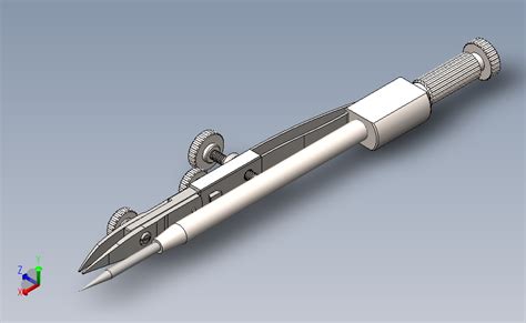 圆规solidworks 2017模型图纸下载 懒石网