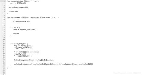 Golang递归与全排列 Csdn博客