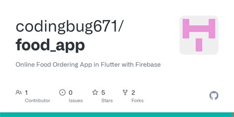 Github Codingbug671foodapp Online Food Ordering App In Flutter With Firebase