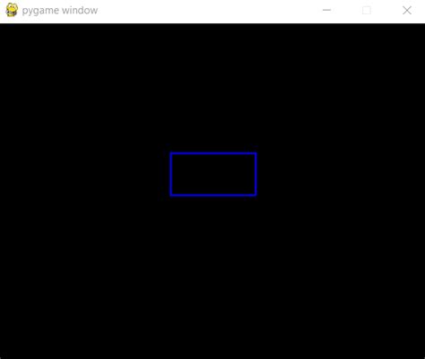 how to draw a rectangle using pygame