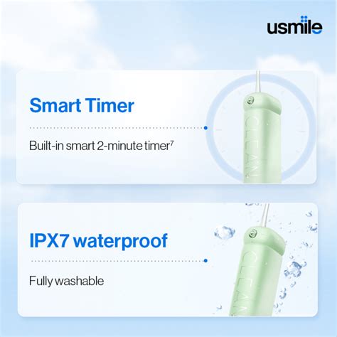 usmile CY1 Soft Clean Water Flosser Ultrasonic Oral Irrigator | Thunder ...