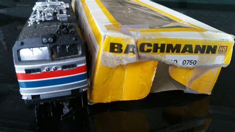Bachmann 0750 Amtrak E60cp Electric Locomotive Ho Scale In Box