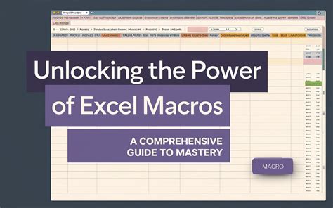 Unlocking The Power Of Excel Macros Red Creative