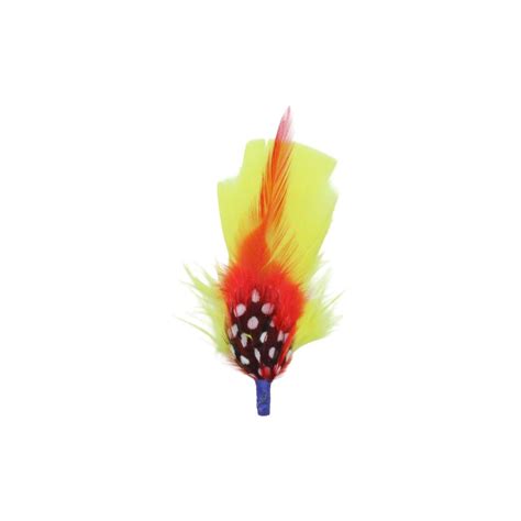 Feather Cluster Mm Yellow Red Bead Trimming Craft Co