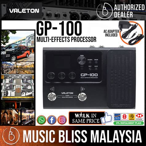 Valeton GP-100 Multi-Effects Processor | Music Bliss Malaysia