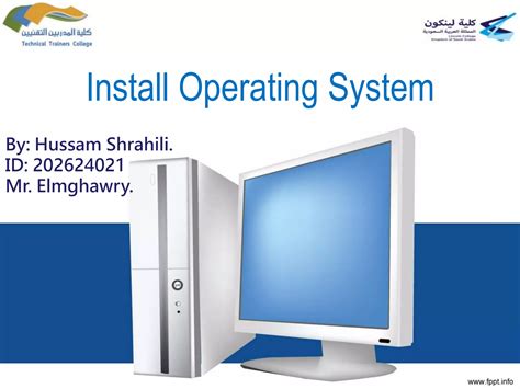 Install Operating System Pptx Operating Systems Computer Software