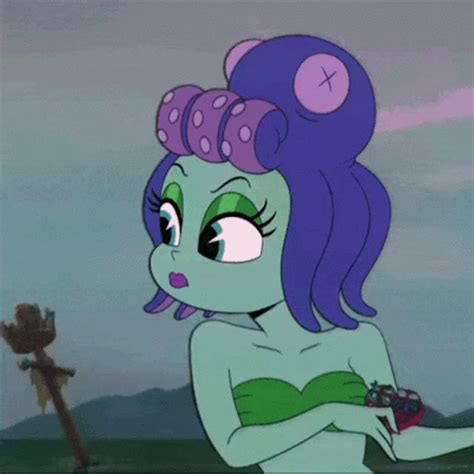 Cuphead Show Cala Maria  Cuphead Show Cala Maria Sending Kiss
