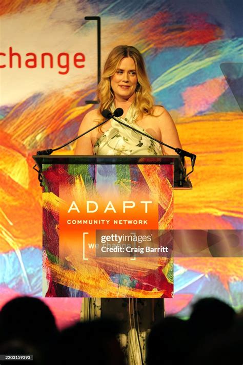Abigail Hawk Speaks Onstage At The 2025 Adapt Leadership Awards At