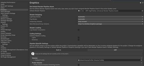 Urp Global Settings Not Visible In Unity 6 Unity Engine Unity
