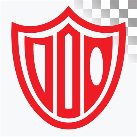 Desenho De Letras Do Logotipo Do Ddo Vetor Premium