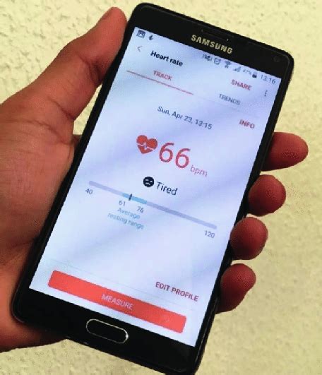 heart rate measurement using smartphone application download