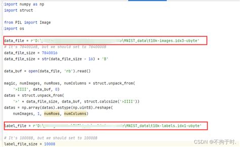 Mnist数据集下载idx3 Ubyte解析【超详细上手简单】 Csdn博客