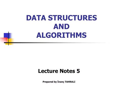 Ppt Data Structures And Algorithms Powerpoint Presentation Free Download Id5904255