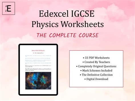 Edexcel Igcse Science Worksheets Three Complete Courses Teaching