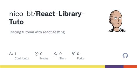 github nico bt react library tuto