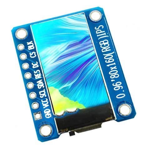 ips 0 96 inch tft display lcd screen st7735 display modul 80 x 160 hd color serial screen