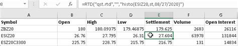 The Histo Request — Qst Excel Api 11 Documentation