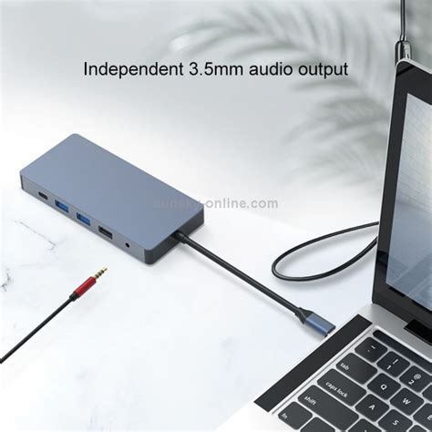 Blueendless In Multi Function Type C USB C HUB Expansion Dock