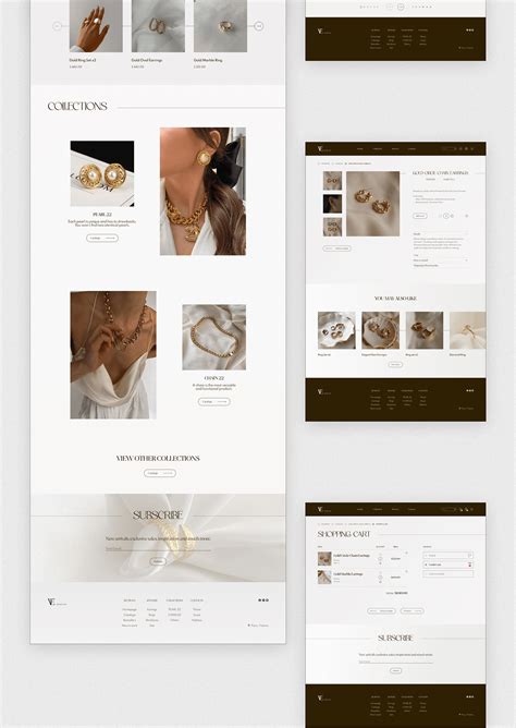 Интернет-магазин украшений / jewelry online-store on Behance
