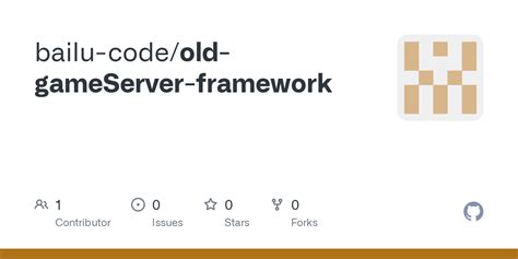 Github Bailu Codeold Gameserver Framework