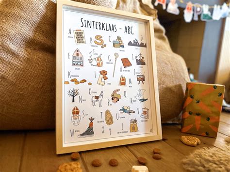 Abc Poster Sinterklaas Leerzaam En Leuk Voor Schoolkinderen Posterplaats