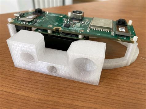 Archivo D gratuito Soporte de cámara y micrófono para el kit de IA de OpenCV Edición Wifi OAK D