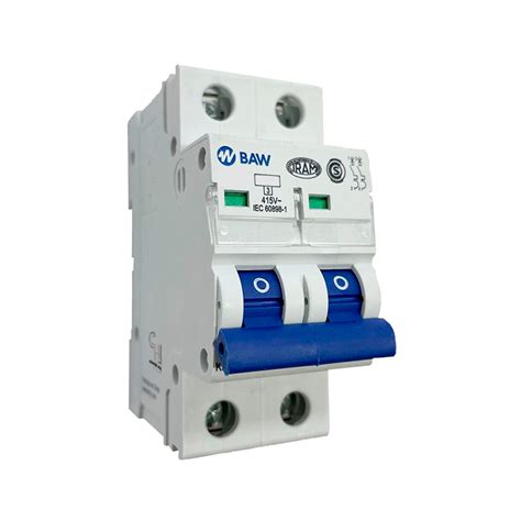 Interruptor Termomagnético Bipolar 10a Baw K42c10