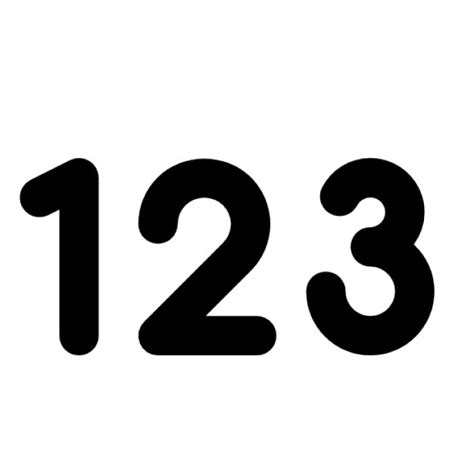 sort numerically free icon