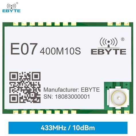 Ebyte Ti Cc1101 Wireless Rf 433mhz Long Range 1 5km Smd Spi Module