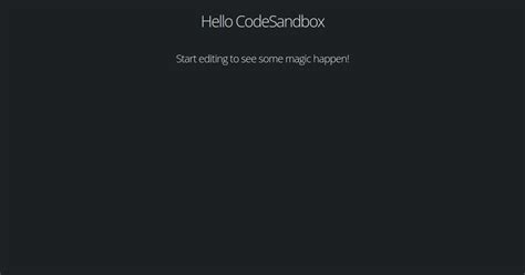 Codesandbox Component Template Codesandbox Codesandbox Component Template Codesandbox