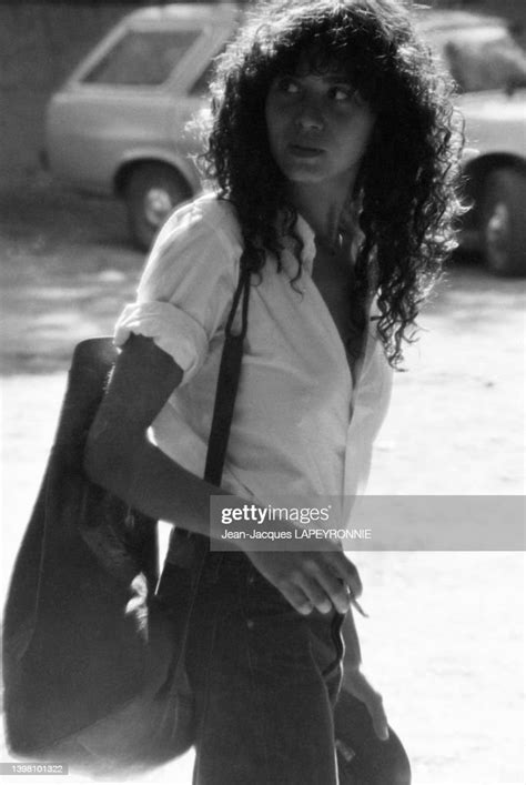 Portrait De Lactrice Maria Schneider à Marrakech Le 17 Mars 1979