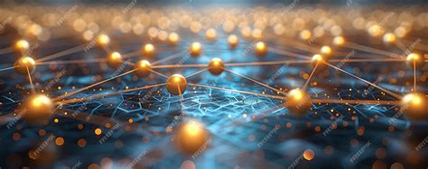 Premium Photo Clean And Modern Network Layout Nodes Wallpaper