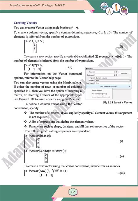 Adamjee Coaching Introduction To Symbolic Package Maple Mathematics