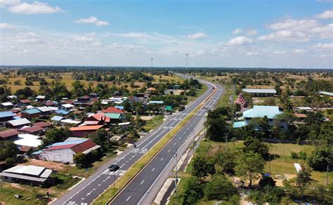 กรมทางหลวงขยาย ถนน ทล 207 สาย บ วัด อ ประทาย จ นครราชสีมาเสร็จเรียบร้อย สำนักข่าวสับปะรด